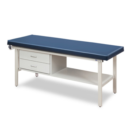 Clinton Alpha Series Straight Line Treatment Table with Shelf and 2 ...