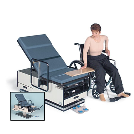 CUSTOM Hausmann Powermatic Wheelchair Accessible ADA Exam Table, Left ...