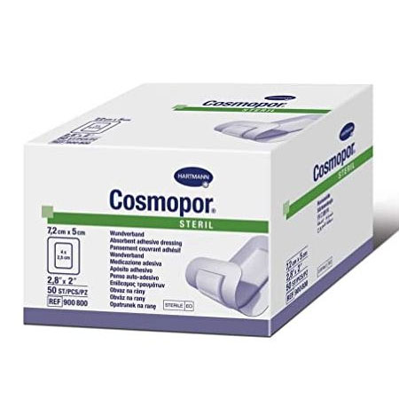 Cosmopore Sterile Dressing, 2.8x2, 50/bx - Arrowhead Medical Online Store