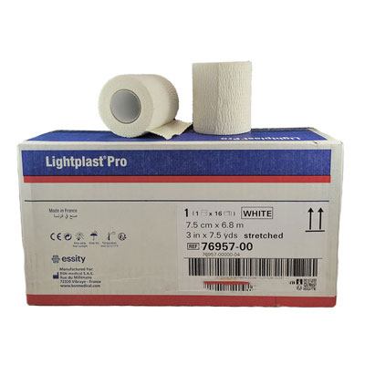 Lightplast Pro Tape White 3in X 7.5yds - Arrowhead Medical Online Store